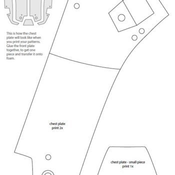 Fallout 4 Combat Armor patterns – PDF/DIN A4 size | Folkenstal | Props and Replicas